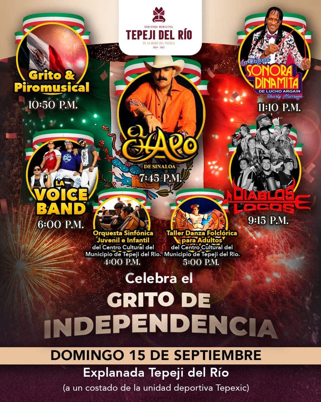 Fiestas Patrias Tepeji del Río 2025 - Ferias de México