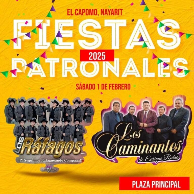Fiestas Patronales El Capomo 2025 - Ferias de México