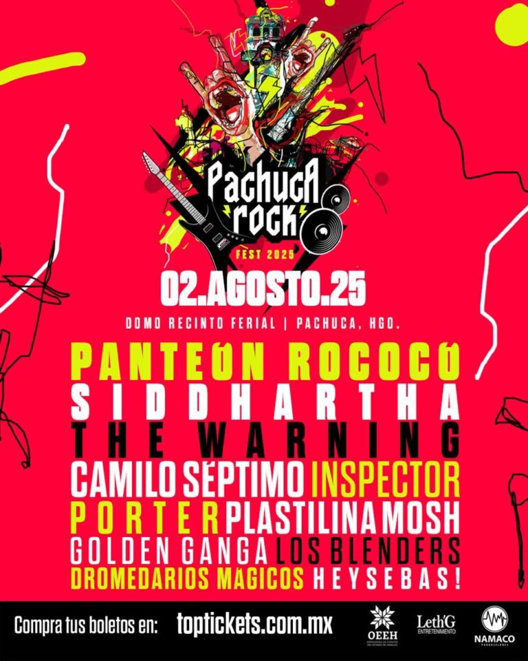 Pachuca Rock Fest 2025: Artistas y Boletos - Ferias de México